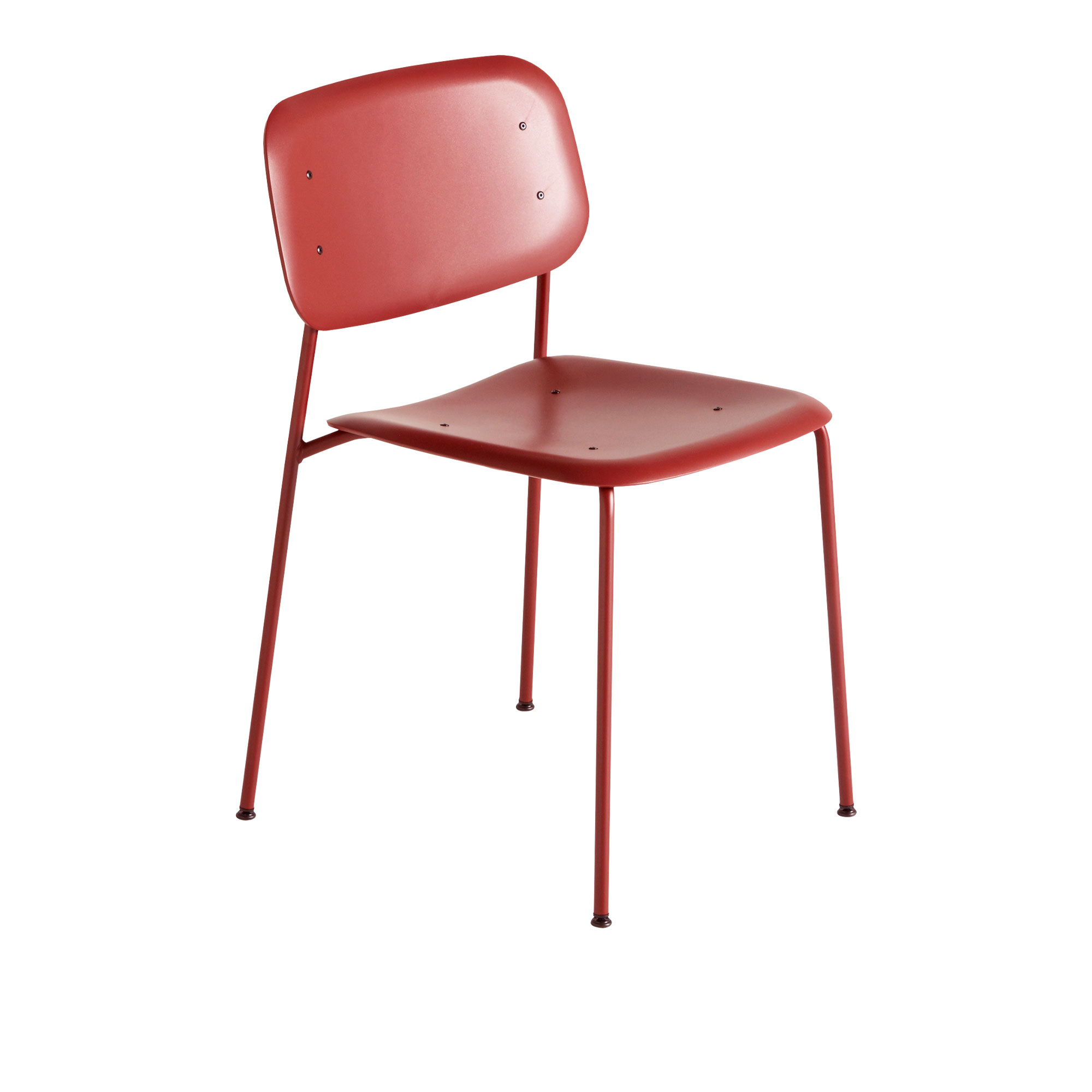 Handle Soft Edge 45 stol Fall Red Fra HAY | Länna Möbler