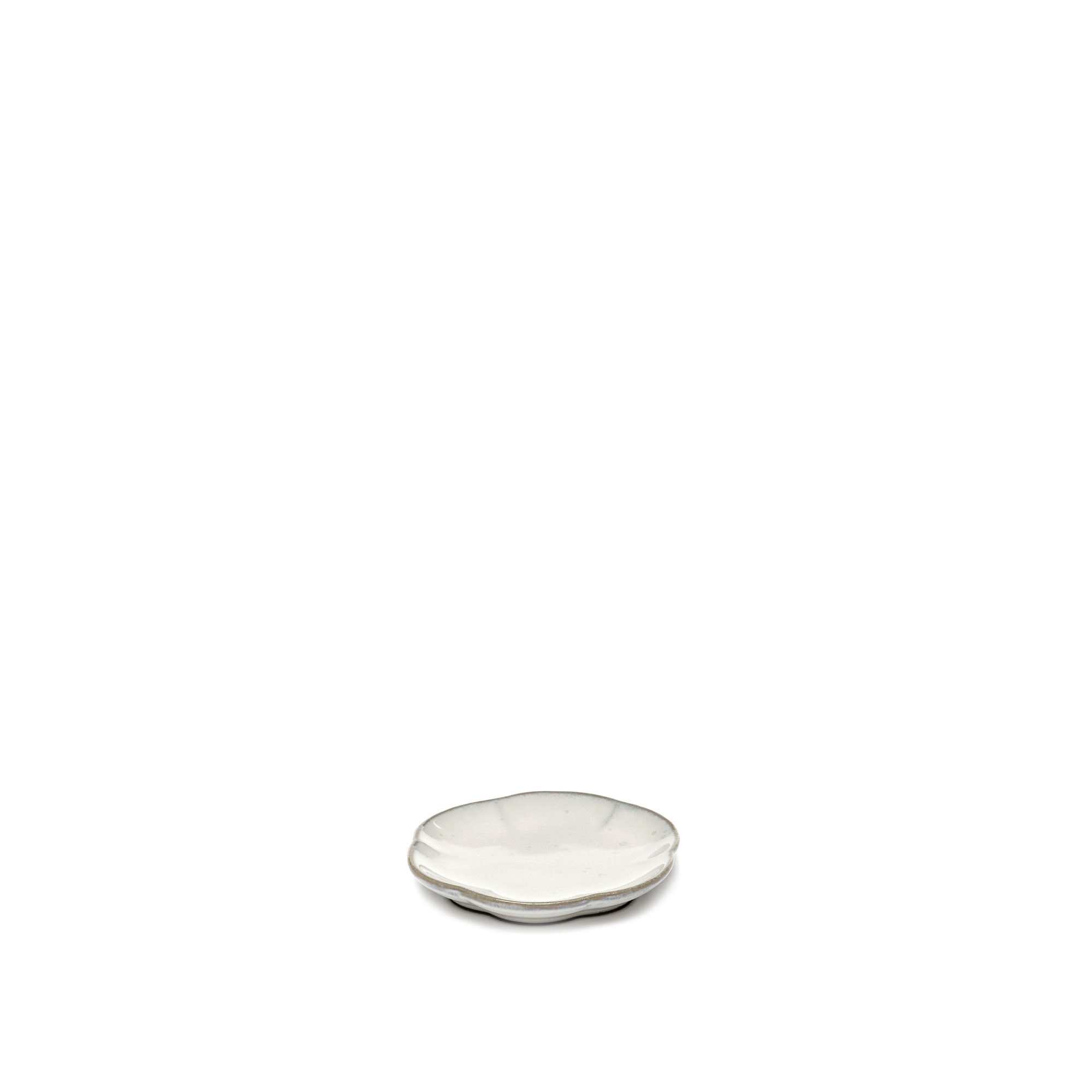 Kjøp Inku Ribbed Plate - White Fra Serax | Länna möbler